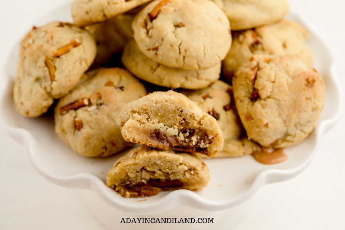 Rolo Pretzel Cookies - A Day In Candiland