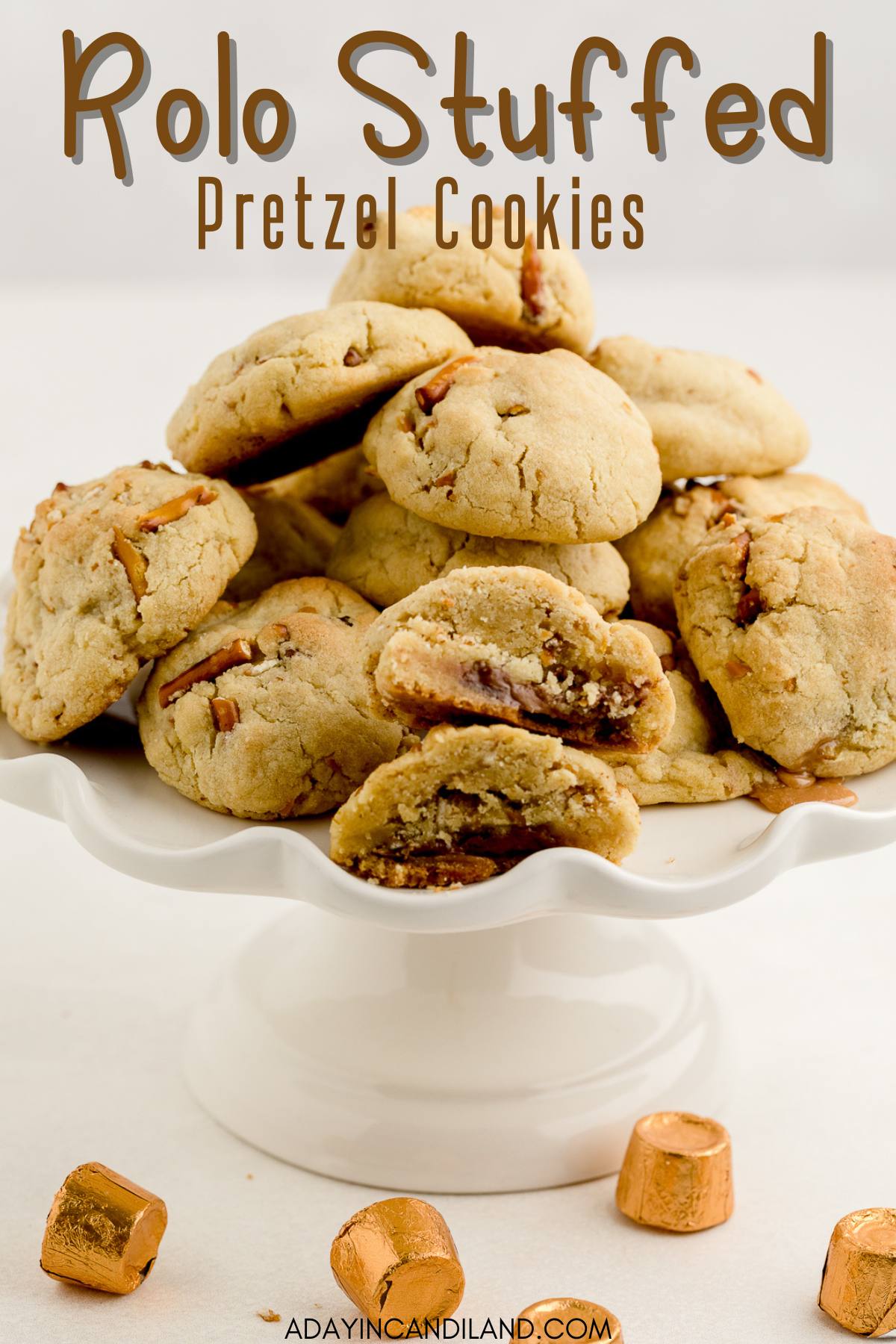 Rolo Pretzel Cookies - A Day In Candiland