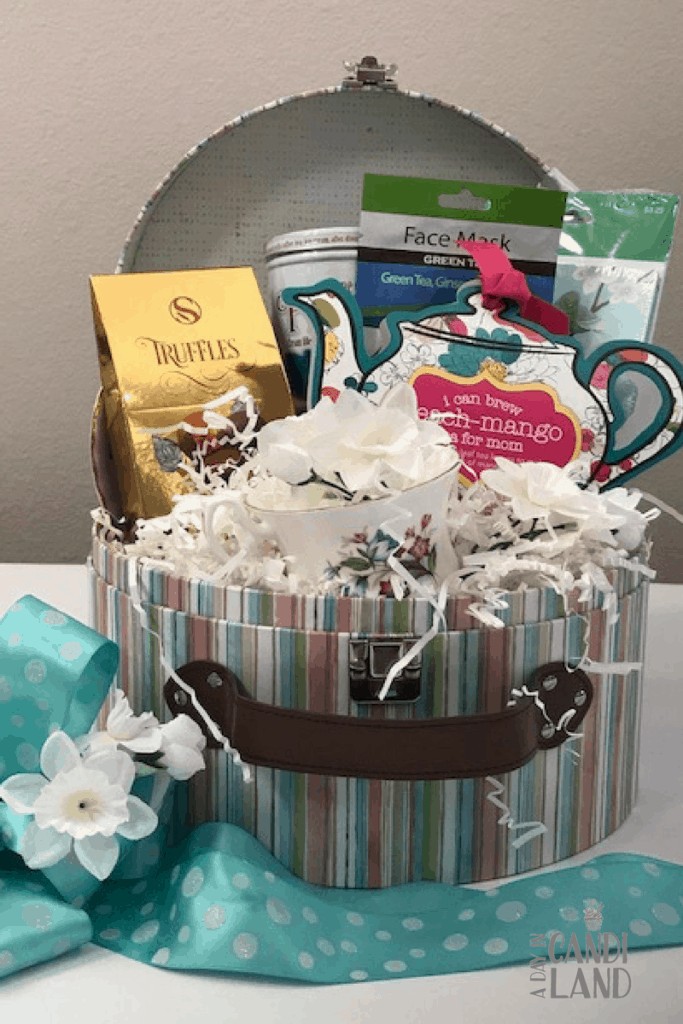 DIY Tea Gift Basket - A Day In Candiland