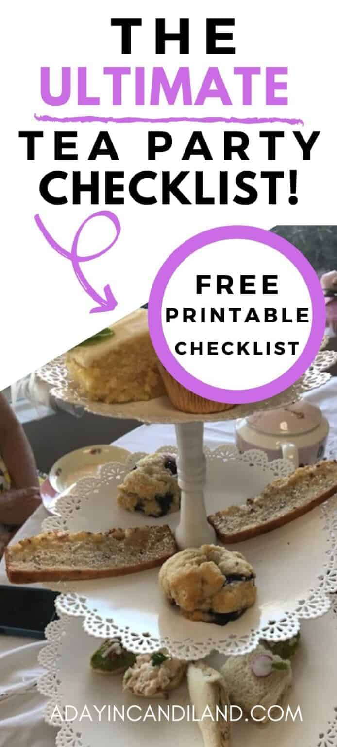 The Ultimate Tea Party Checklist - A Day In Candiland