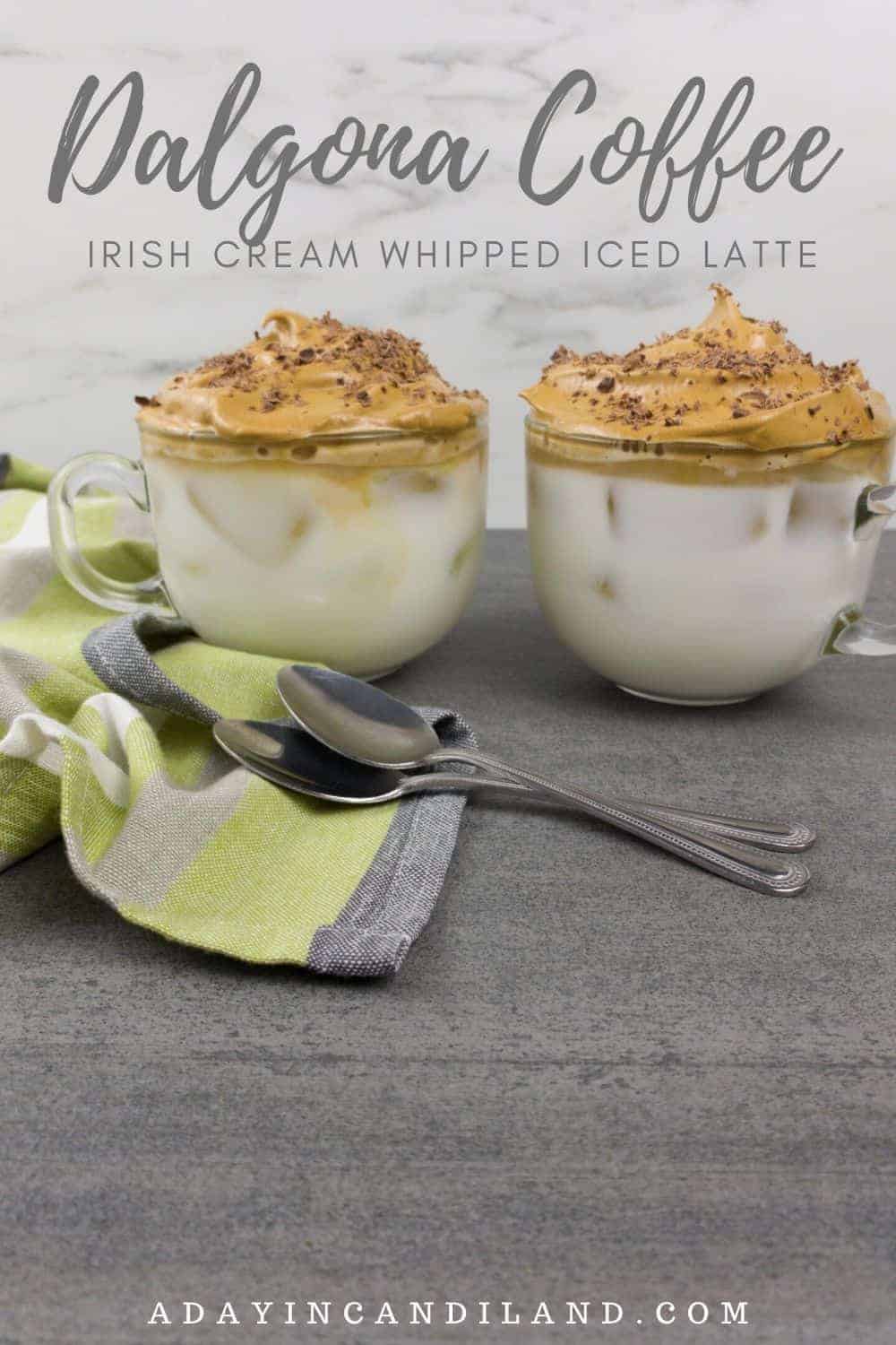 Irish Cream Dalgona Coffee - A Day In Candiland