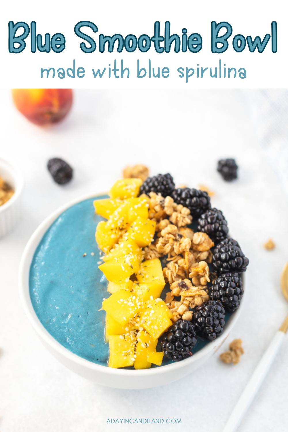 Blue Smoothie Bowl - A Day In Candiland