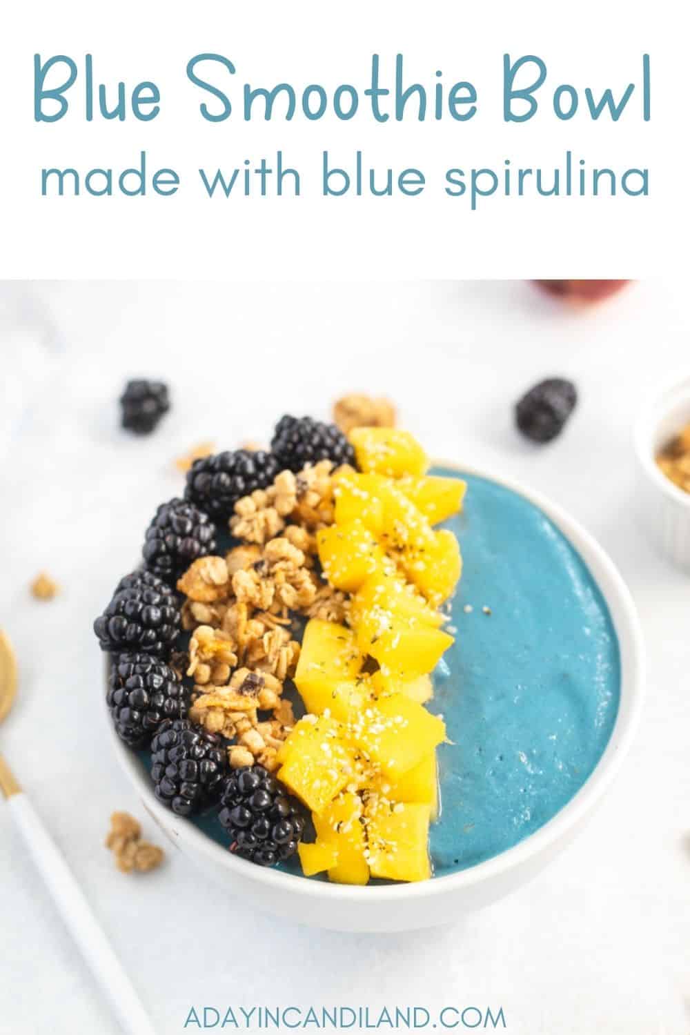 Blue Smoothie Bowl - A Day In Candiland