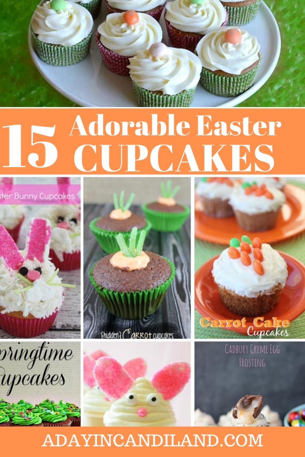 15 Adorable Easter Cupcake Recipes - A Day In Candiland