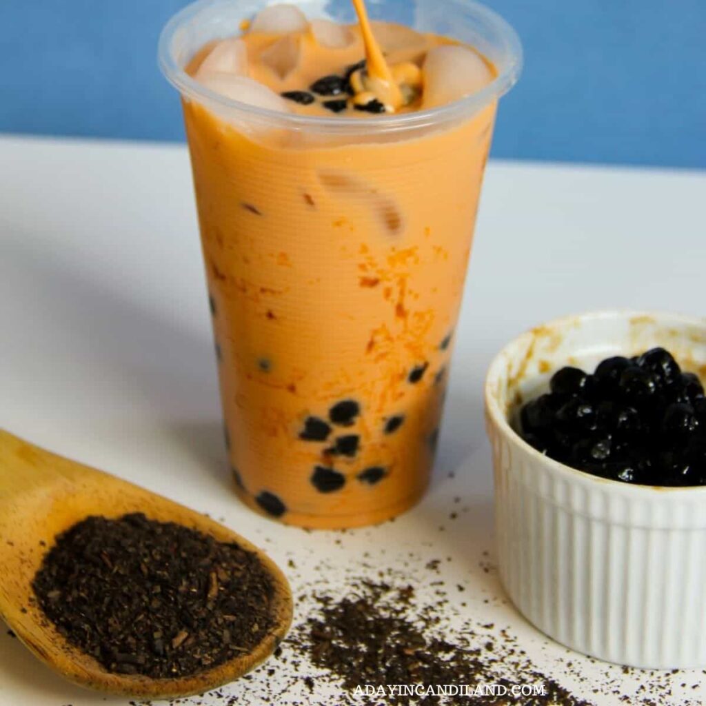 How To Make Thai Tea with Boba - A Day In Candiland