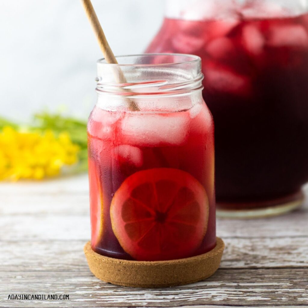 Hibiscus Iced Tea - A Day In Candiland