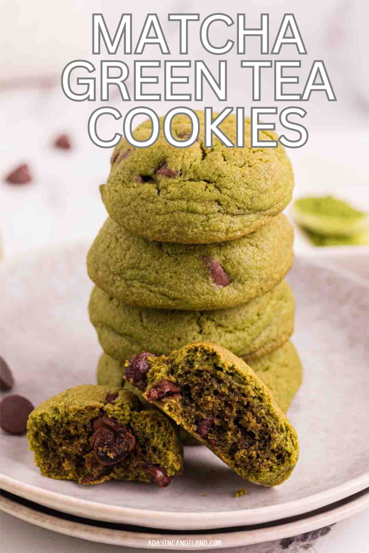 Matcha Green Tea Cookies - A Day In Candiland