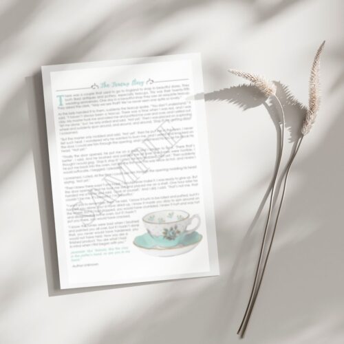The Teacup Story Printable - A Day In Candiland