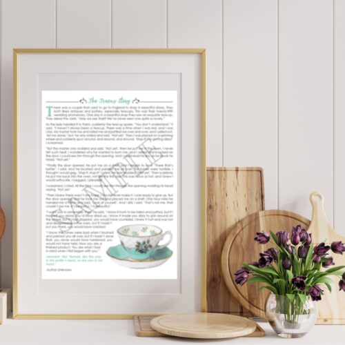 The Teacup Story Printable - A Day In Candiland