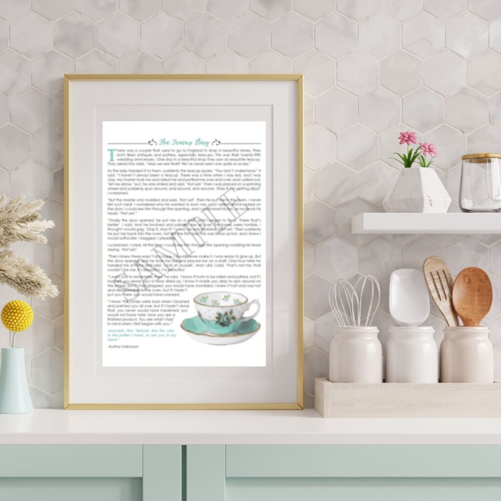 The Teacup Story Printable - A Day In Candiland