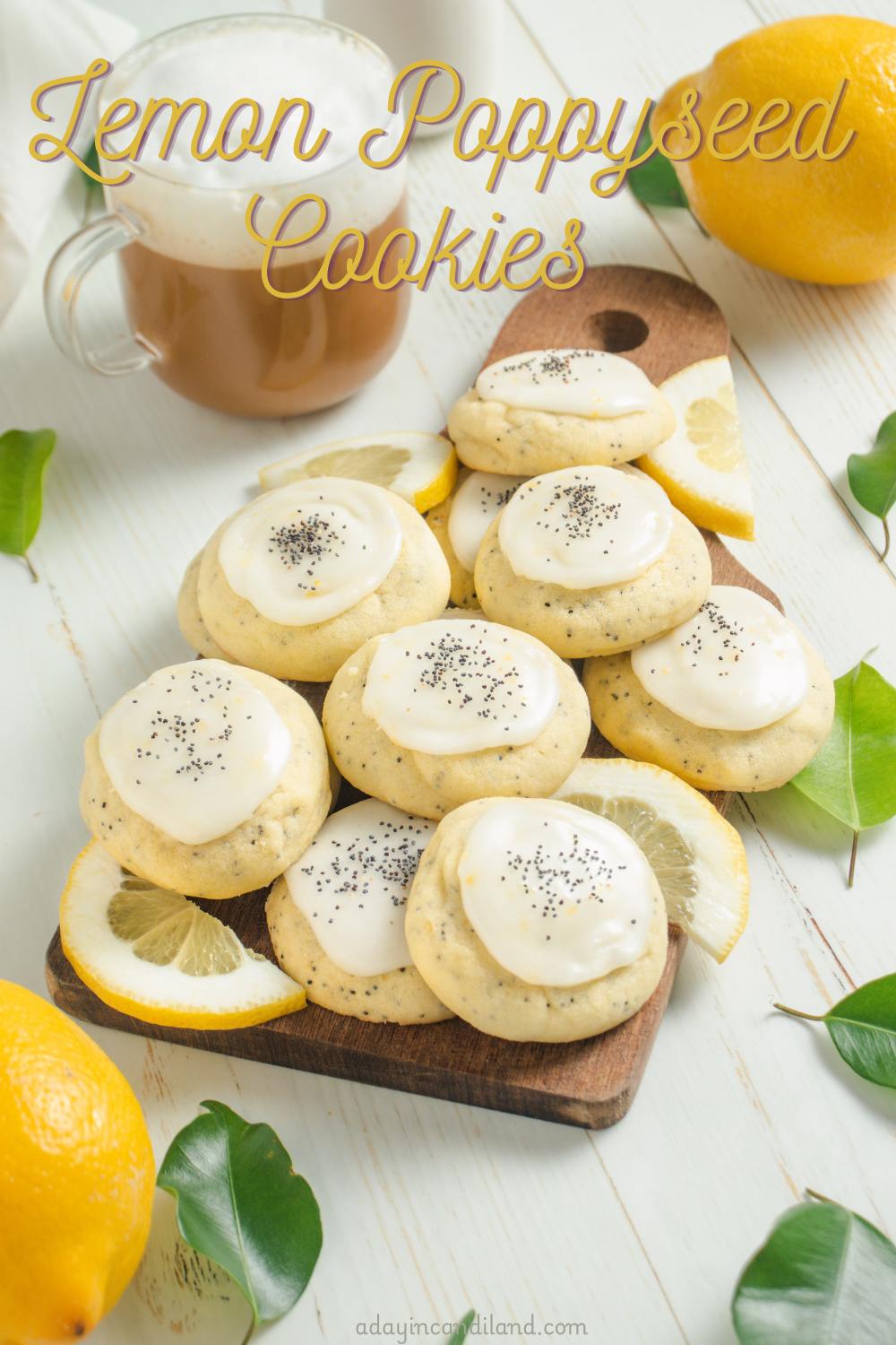 Lemon Poppy Seed Cookies - A Day In Candiland